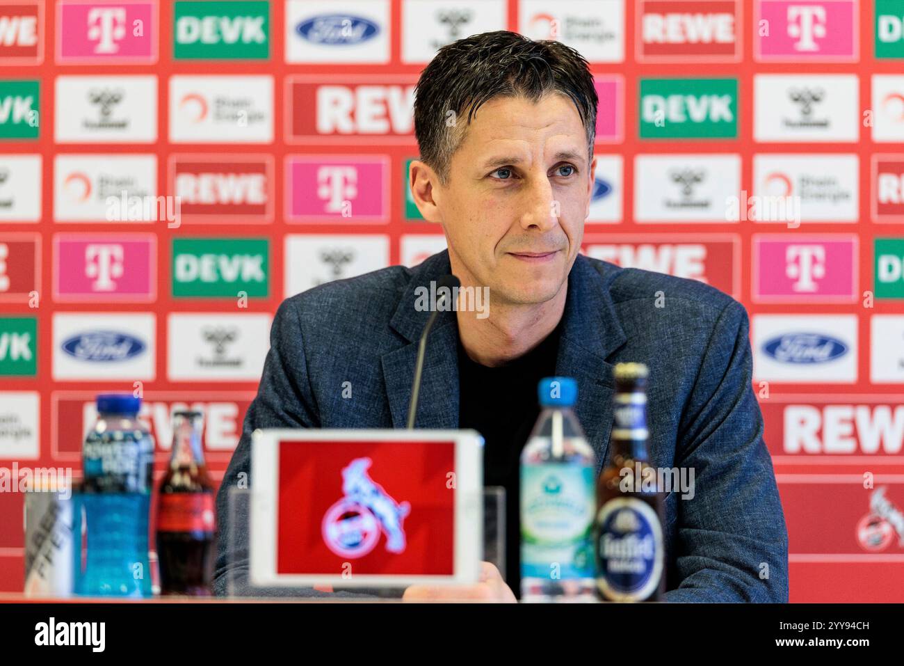 Dr. Christian Keller (Gesch?ftsf?hrer 1. FC K?ln) 2. Fussball Bundesliga: Pressekonferenz 1. FC ...