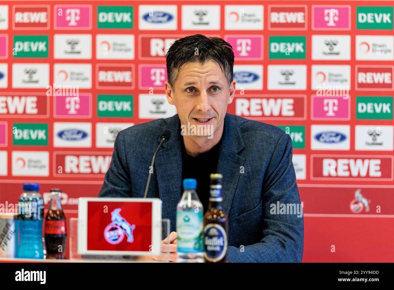 Dr. Christian Keller (Gesch?ftsf?hrer 1. FC K?ln) 2. Fussball Bundesliga: Pressekonferenz 1. FC ...