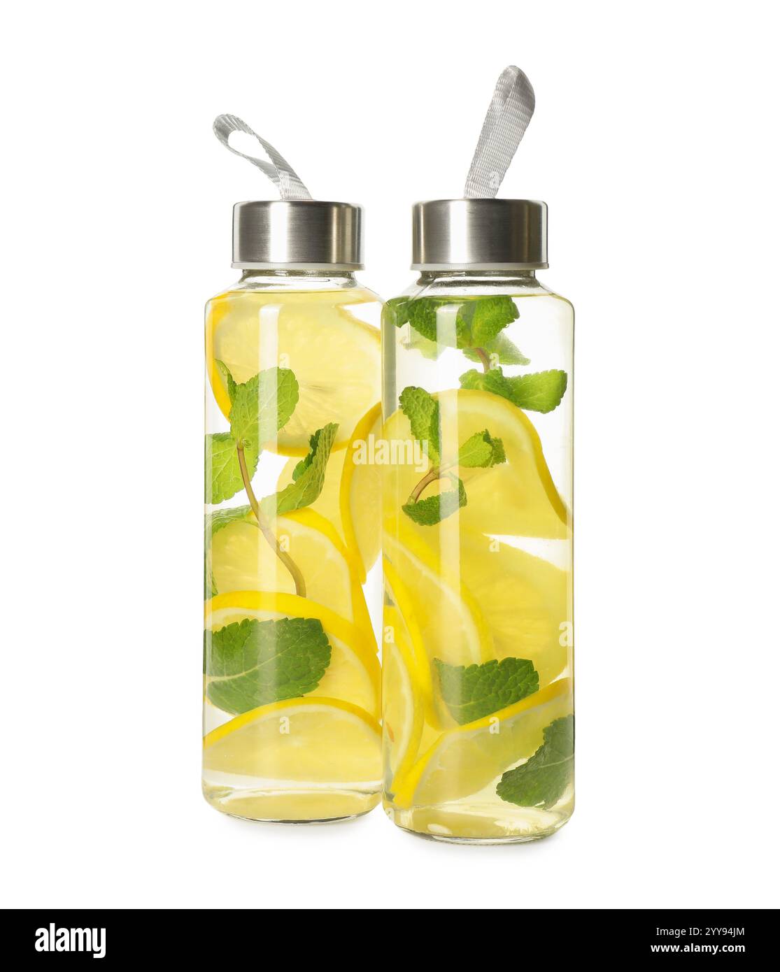 Two bottles homemade lemonade hi-res stock photography and images - Alamy