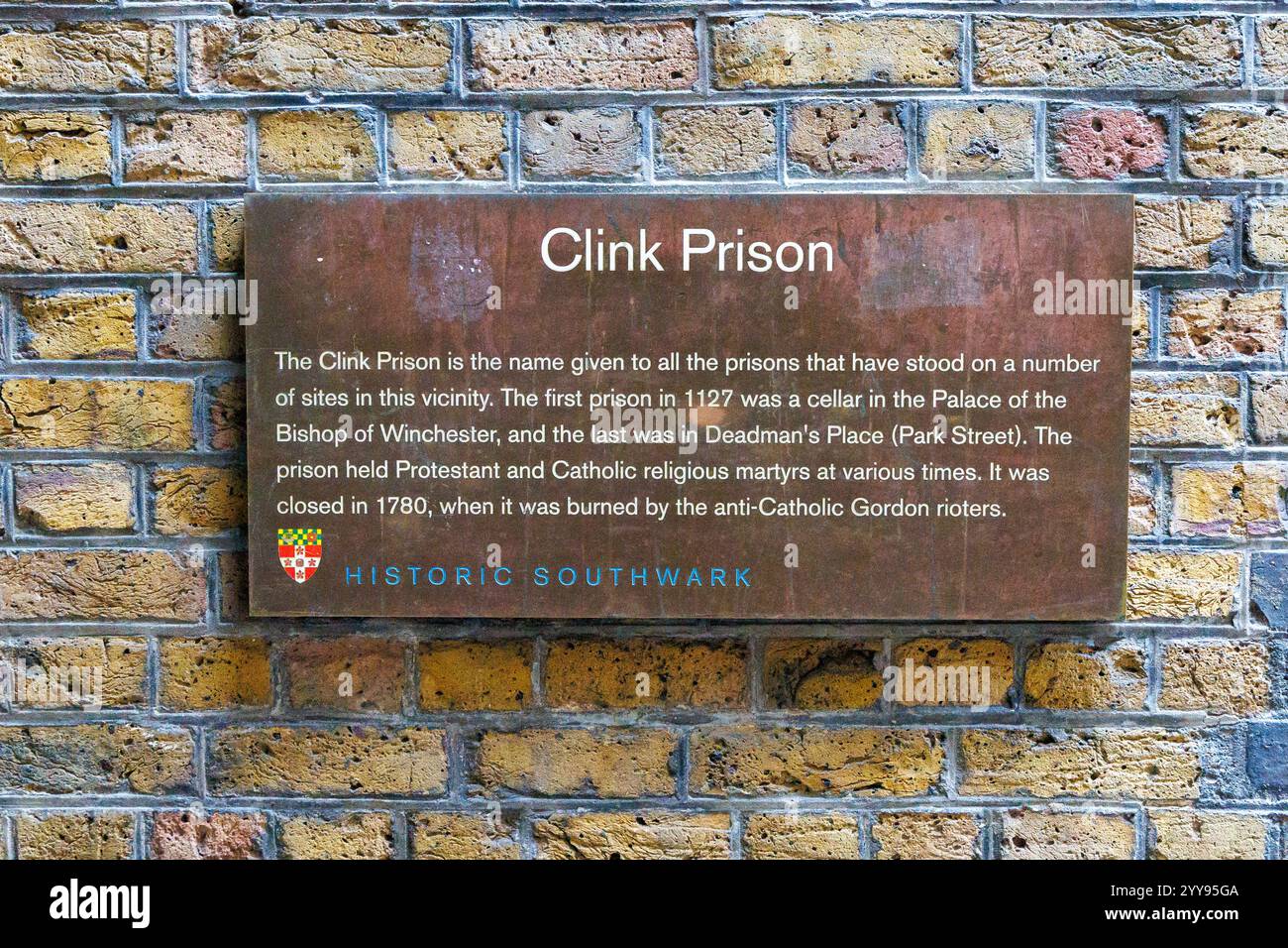 The Clink prison in Southwark, London, UK Stock Photo - Alamy