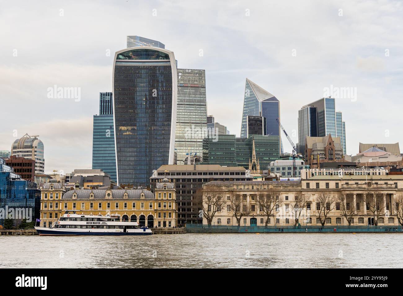 City of London skyline dominated by 20 Fenchurch street, also known as ...