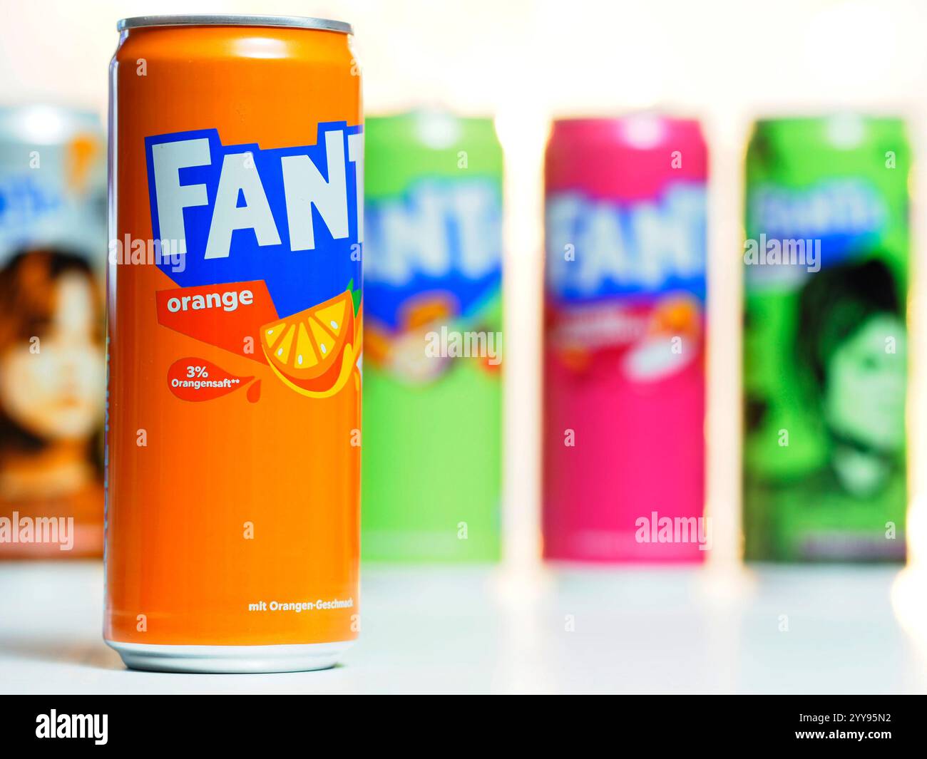 Bavaria, Germany - December 20.2024: In this photo illustration, can of ...
