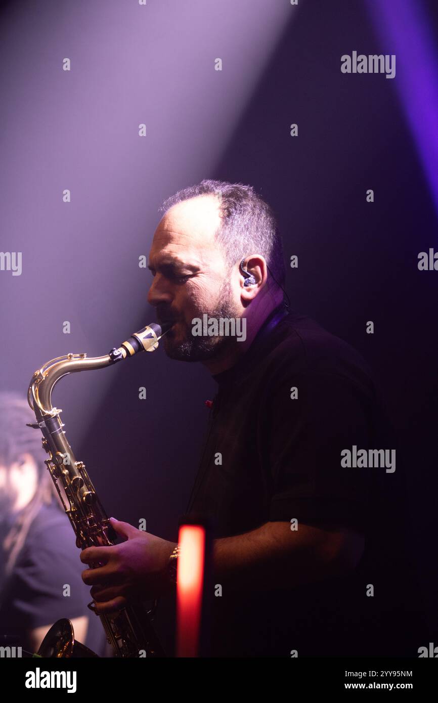 Franconville, France, 19th Dec 2024, French band Electro Deluxe with ...