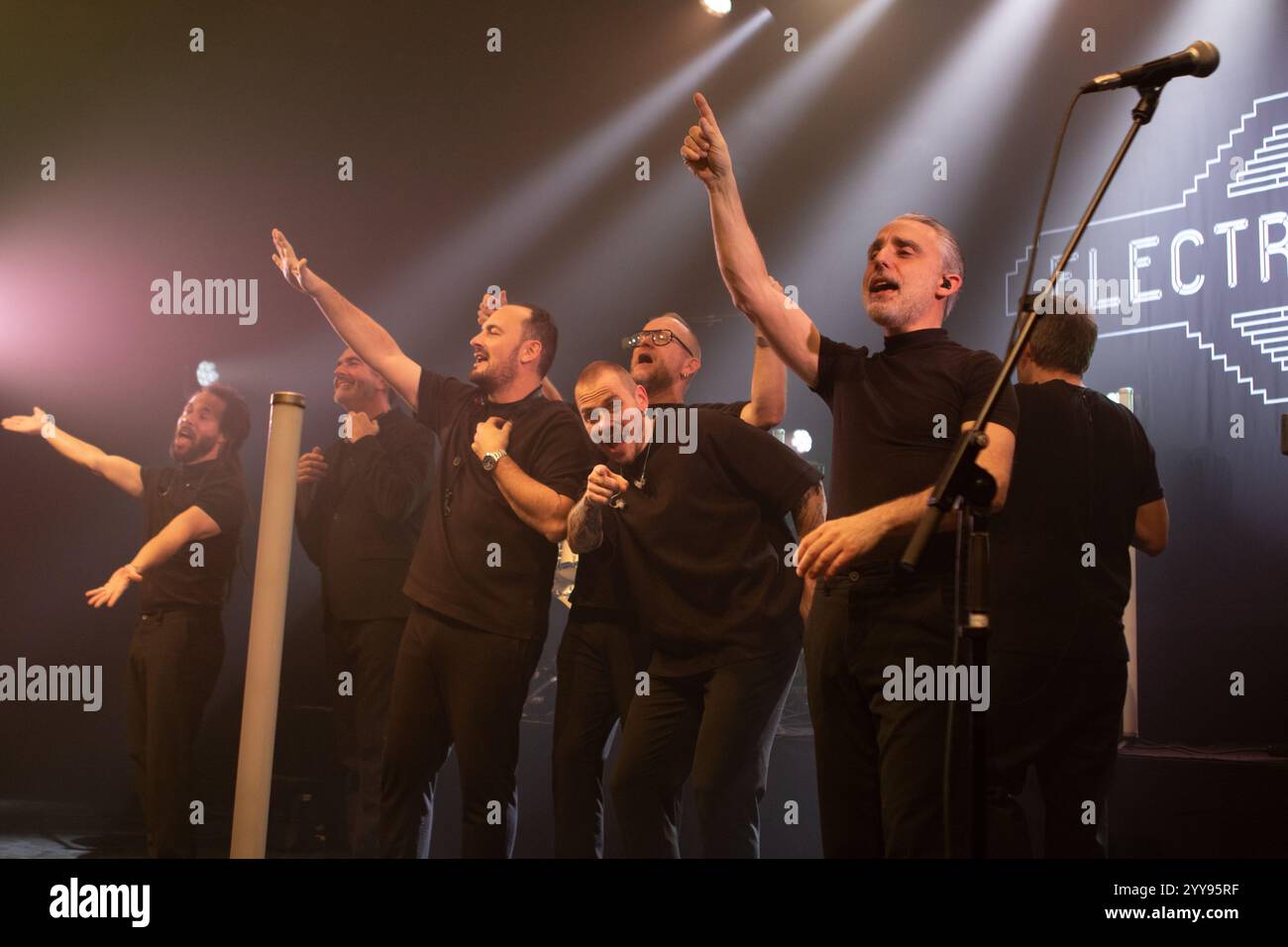 Franconville, France, 19th Dec 2024, French band Electro Deluxe with ...