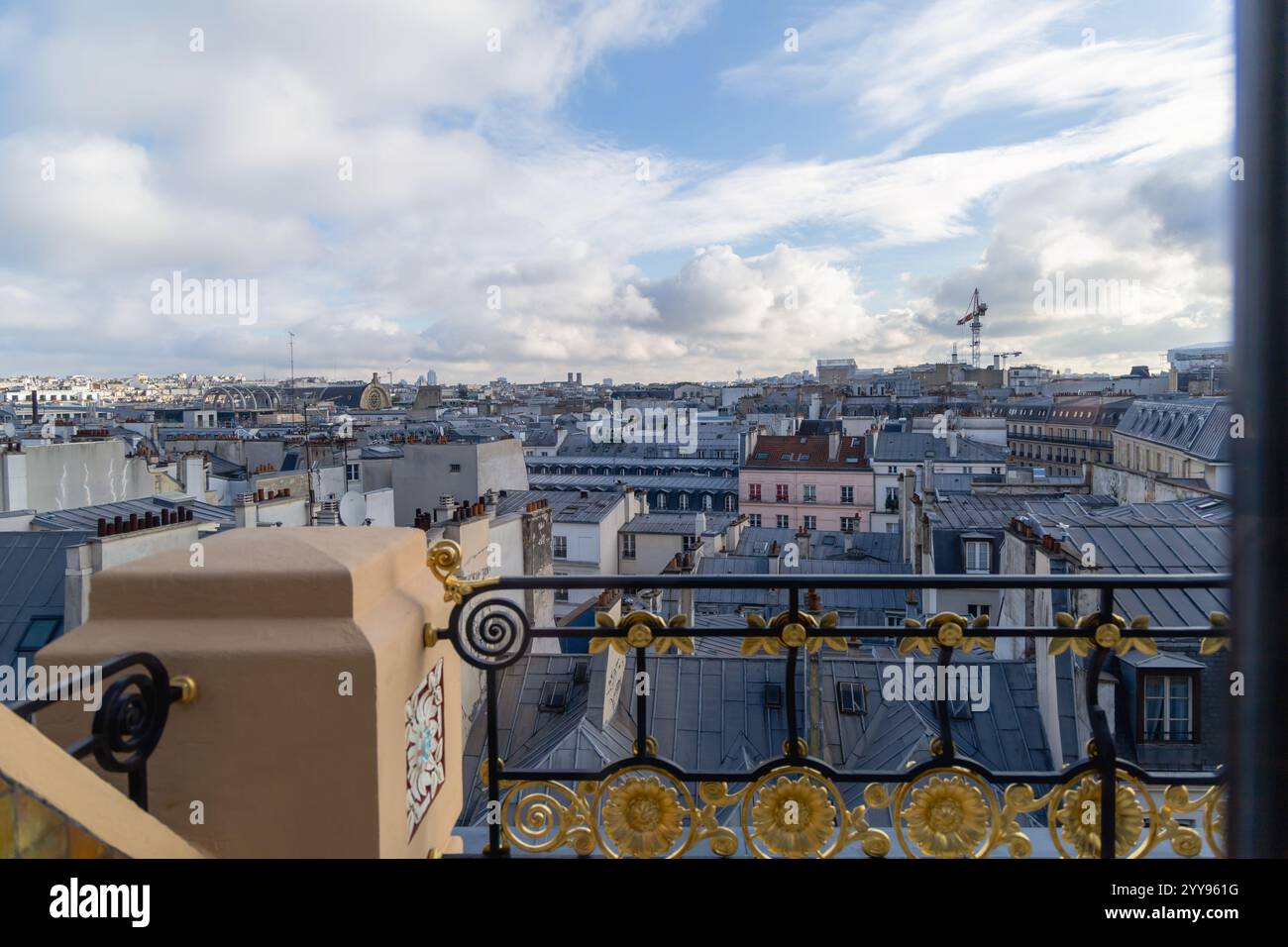 A breathtaking rooftop view of Paris, beautifully showcasing the iconic ...