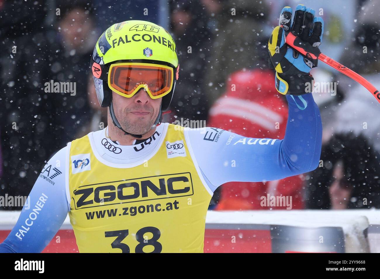 Val Gardena, Italy. 20th Dec, 2024. Christof Innerhofer of Team Italy ...