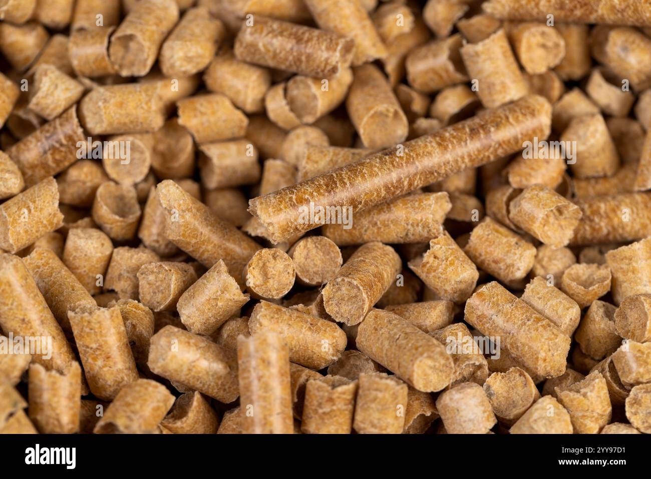 sawdust wood filler for pet hygiene close up, toilet filler for pets ...