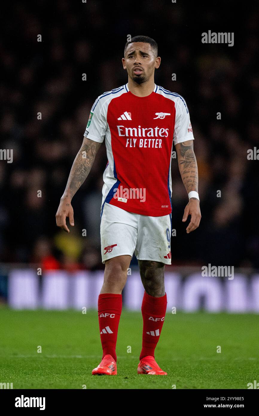 LONDON, ENGLAND - DECEMBER 18: Gabriel Jesus of Arsenal FC during the ...