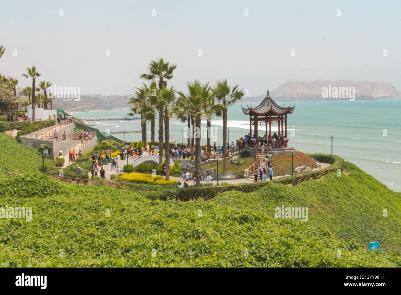 Lima, Lima, Peru - 11 11 2024. Timelapse of Chinese theme park in ...