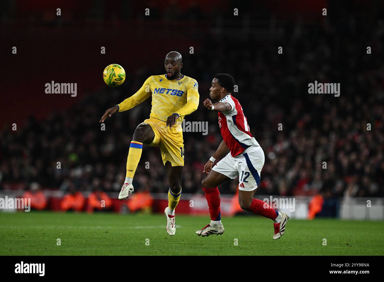 LONDON, ENGLAND - DECEMBER 18: Jean-Philippe Mateta of Crystal Palace ...