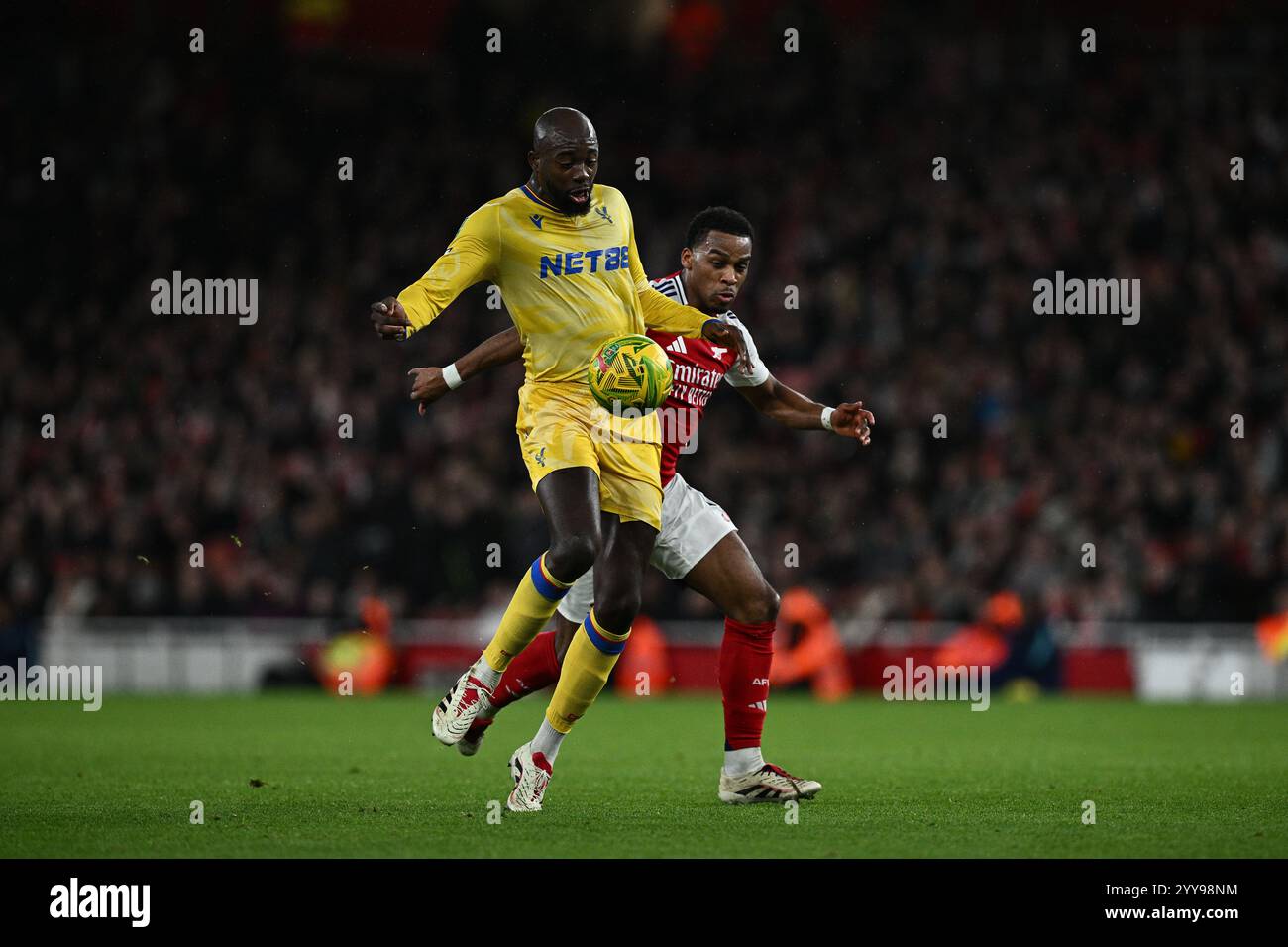 LONDON, ENGLAND - DECEMBER 18: Jean-Philippe Mateta of Crystal Palace ...