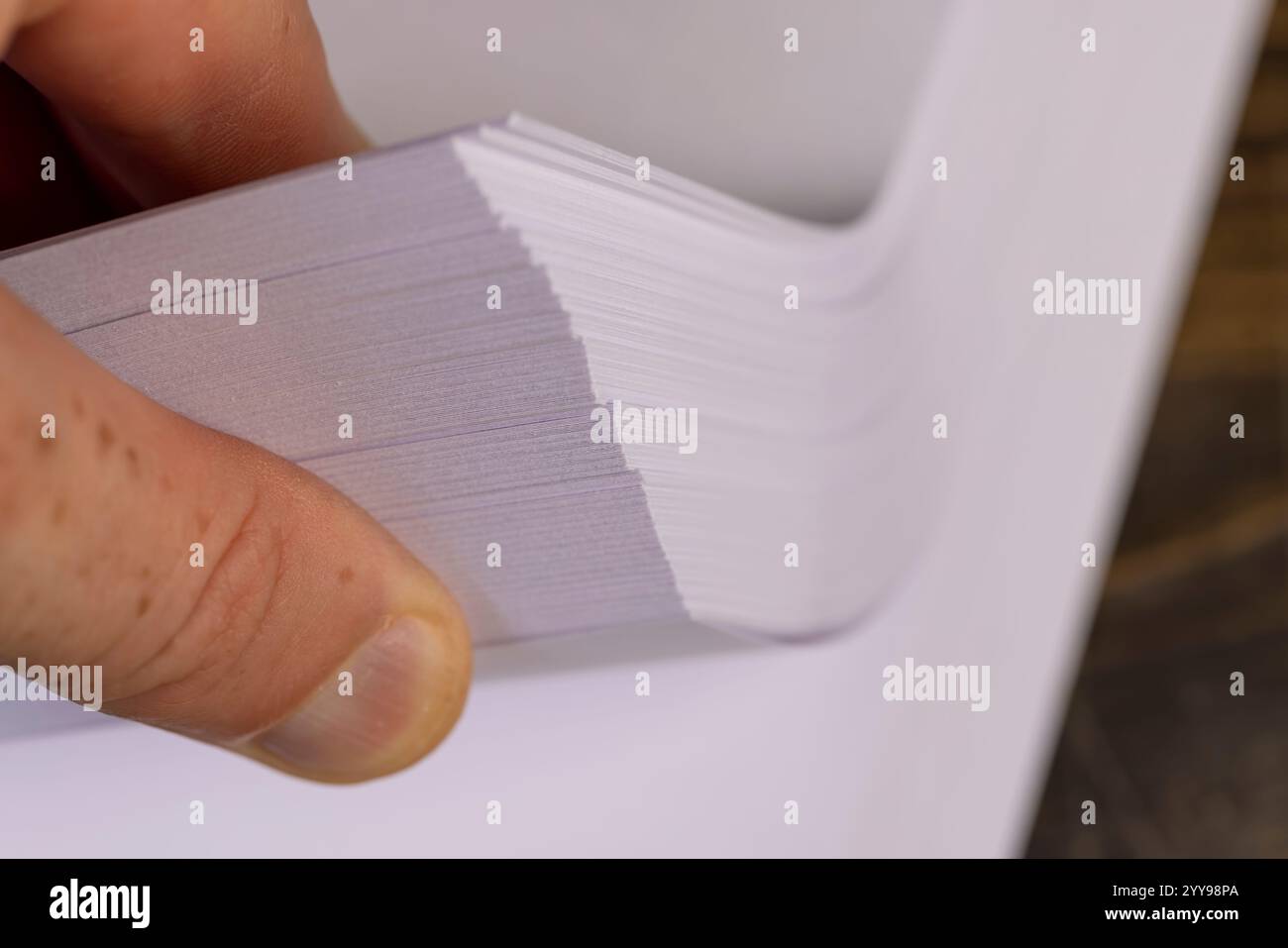 Close up pile sheets hi-res stock photography and images - Alamy