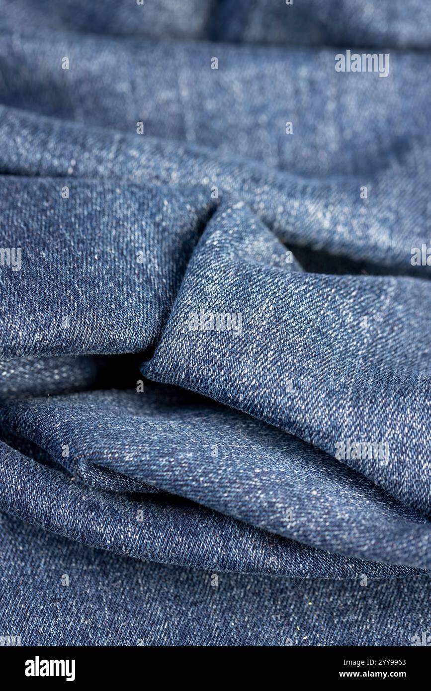 new blue denim fabric for the production of clothing and other items ...