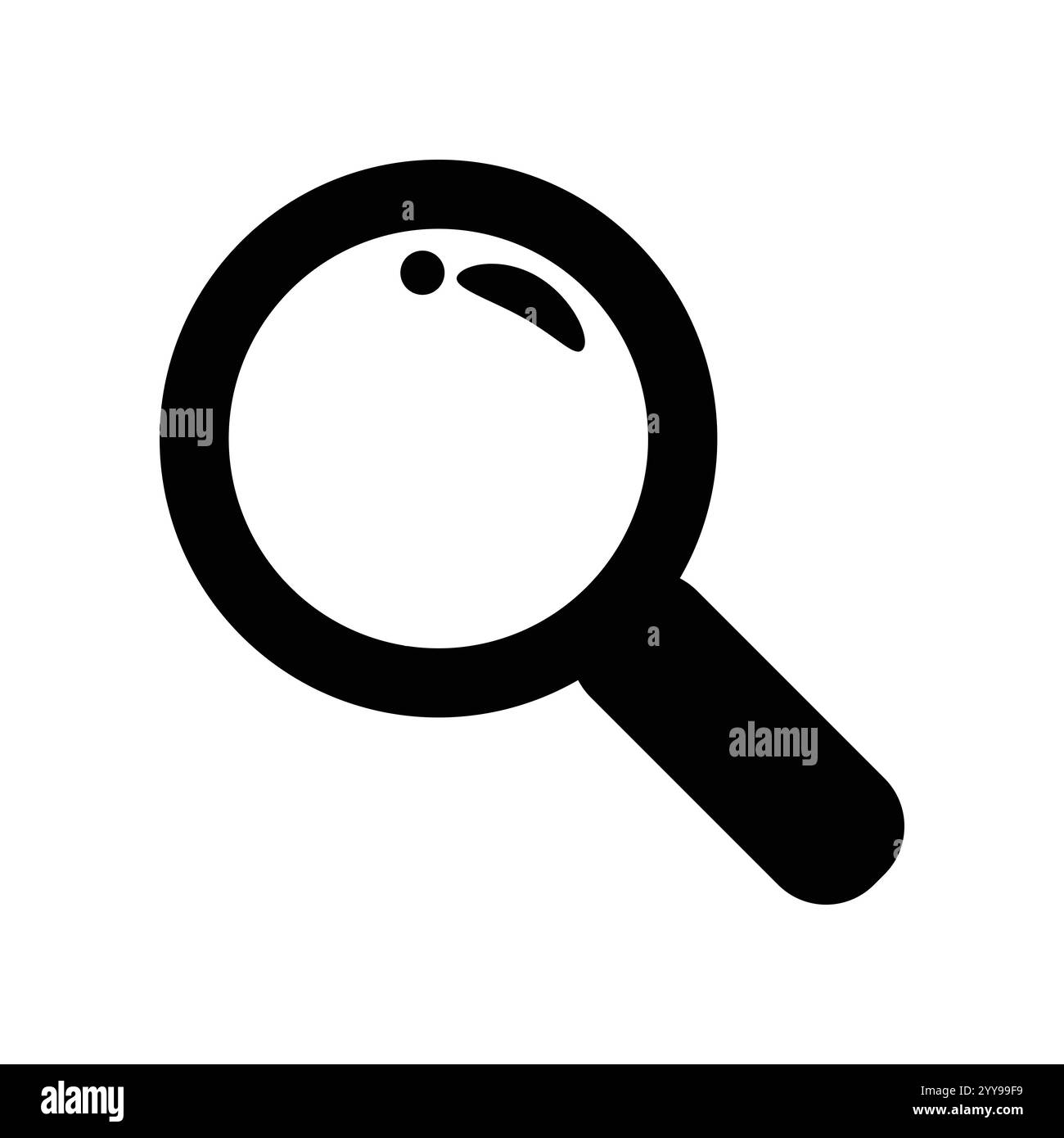 Lupe vector vectors Black and White Stock Photos & Images - Alamy