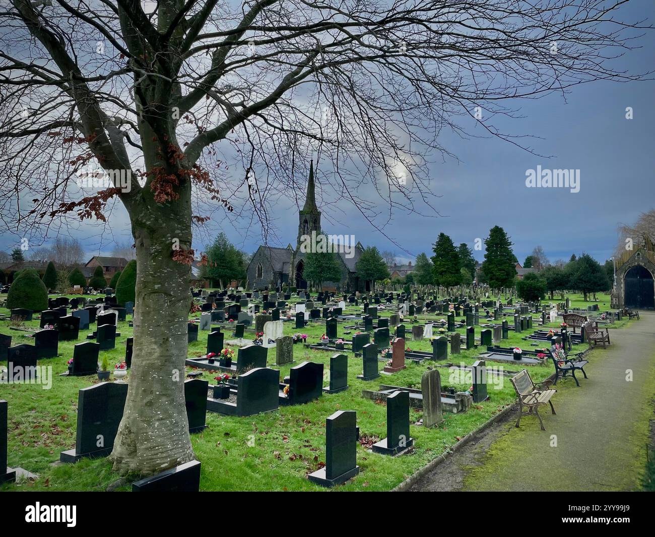Burial ground graveyard cemetery smartphone stock photos and images - Alamy