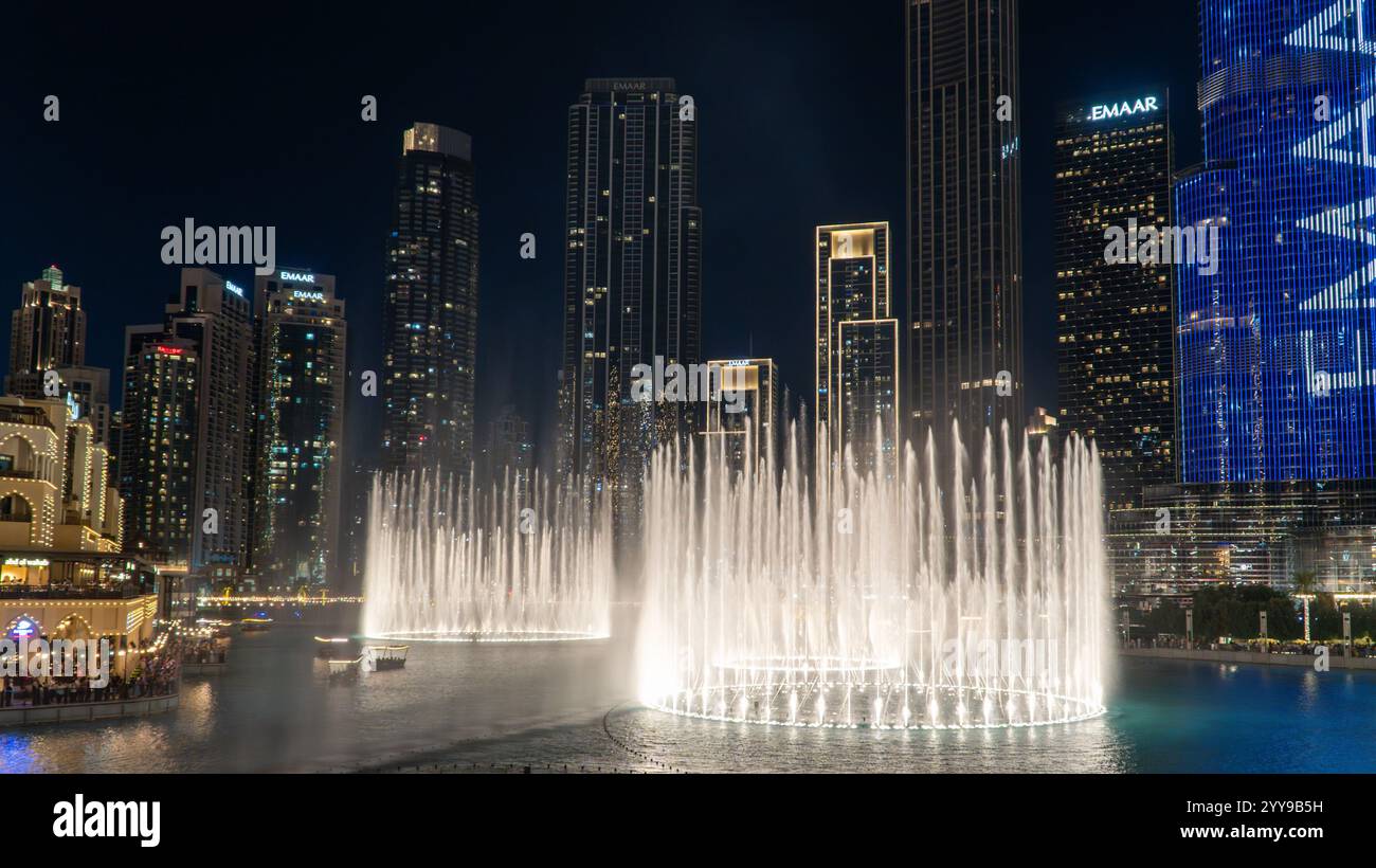 Dubai, UAE - 13 Nov 2024: Dubai Fountain, the world's largest ...