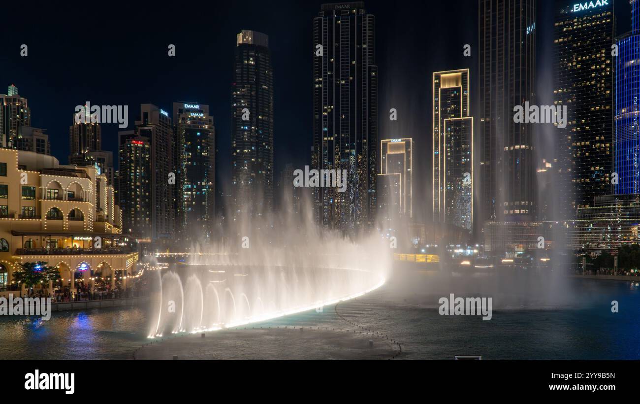 Dubai, UAE - 13 Nov 2024: Dubai Fountain, the world's largest ...