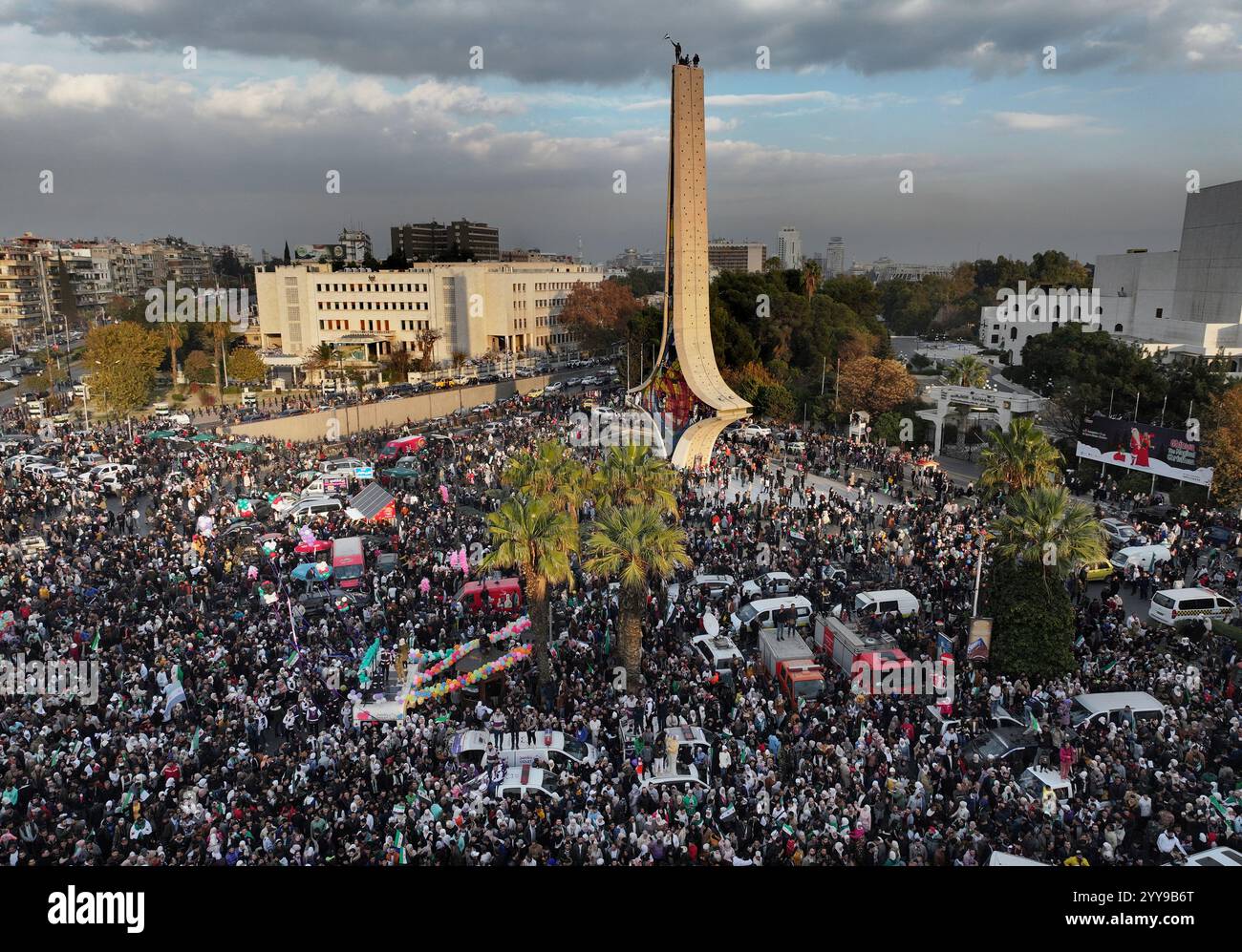 Syrians continue to celebrate the ousting of Bashar al-Assad's ...