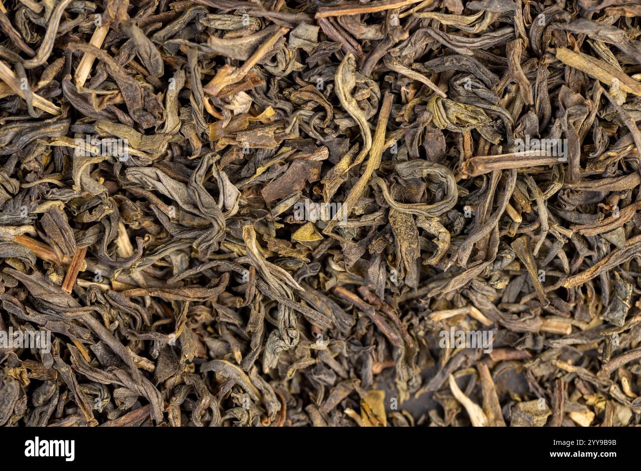 green large-leaf tea made from high-quality leaves, high-quality dry ...