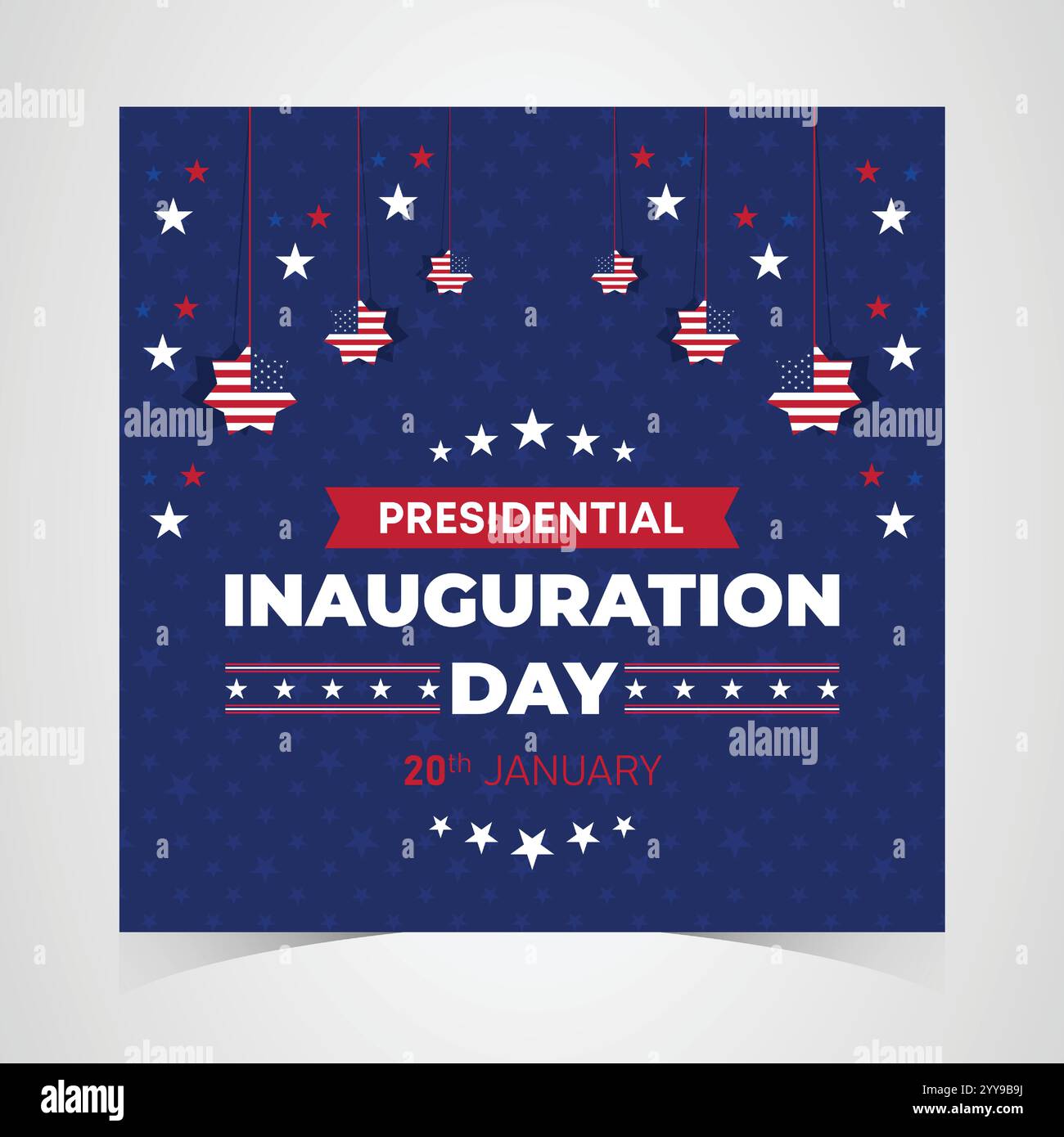 Presidential Inauguration Day Web Banner. Inauguration January 20 with ...