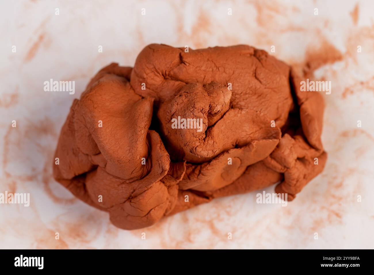 clay for modeling, a special paste with the addition of clay for ...