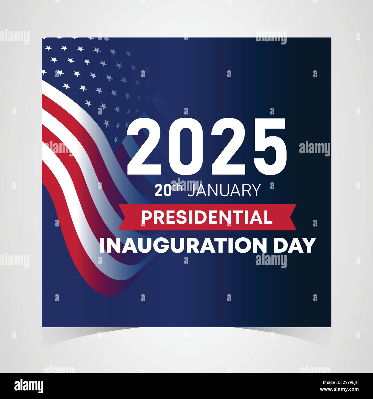 Presidential Inauguration Day Web Banner. Inauguration January 20 with ...
