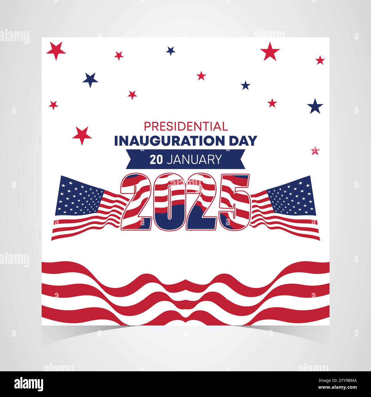 Presidential Inauguration Day Web Banner. Inauguration January 20 with ...