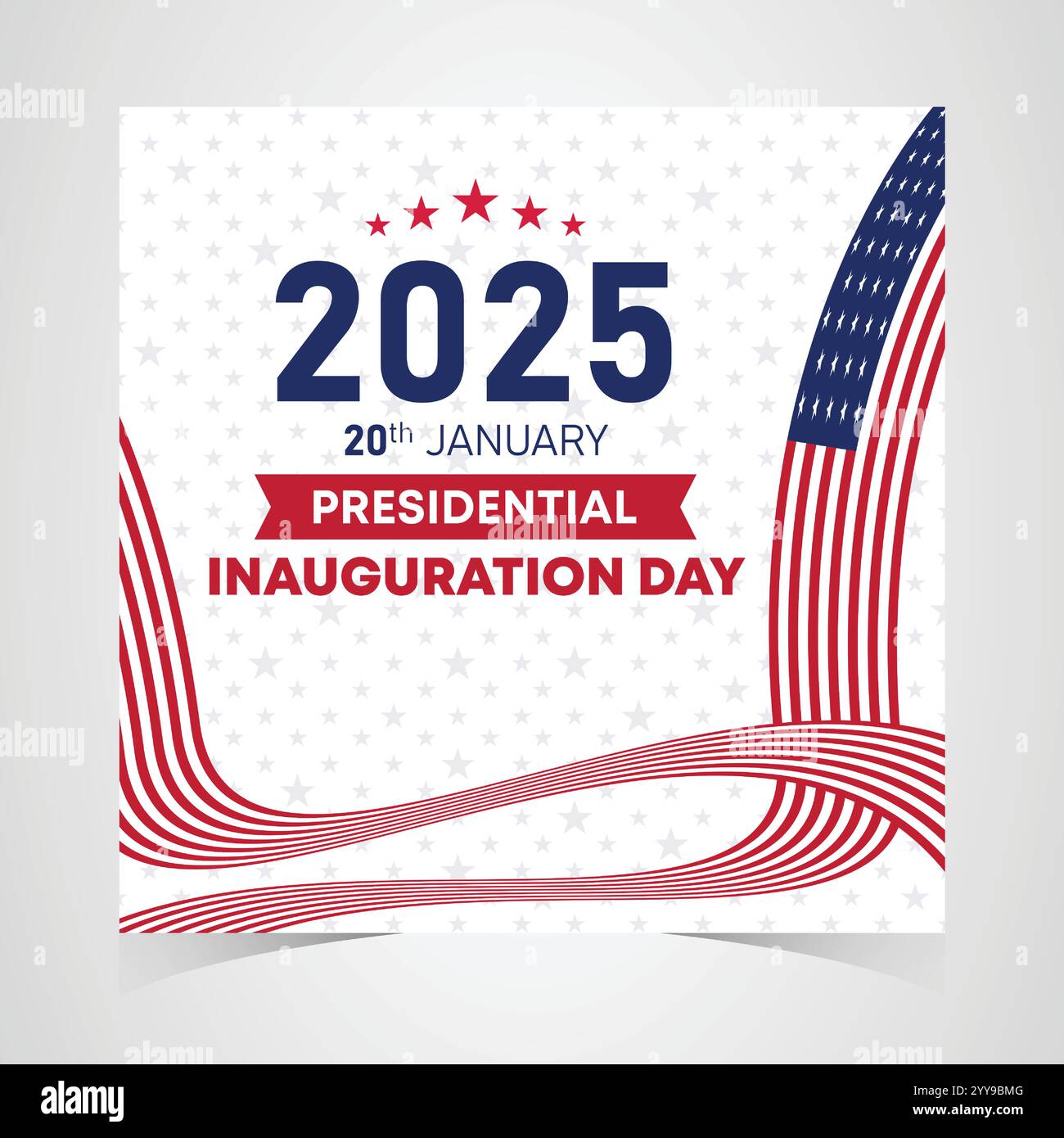 Presidential Inauguration Day Web Banner. Inauguration January 20 with ...