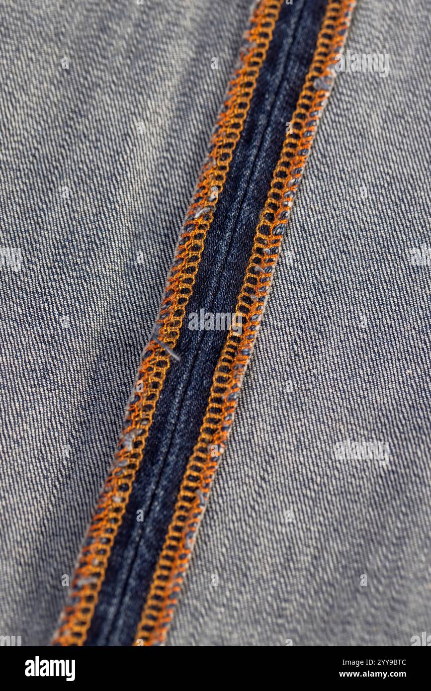 denim fabric for the production of clothing , the details of a piece of ...