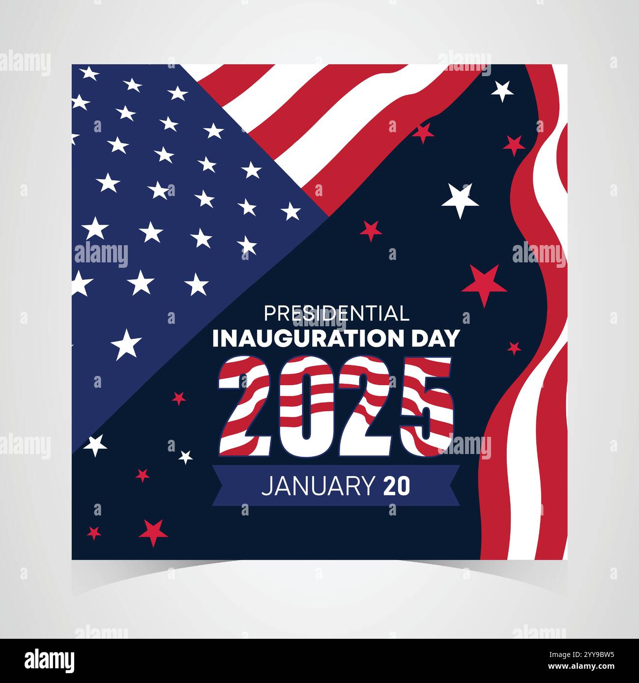 Presidential Inauguration Day Web Banner. Inauguration January 20 with ...