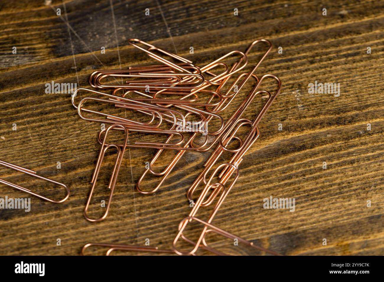 copper paper clips for the systematization of documents and paper ...