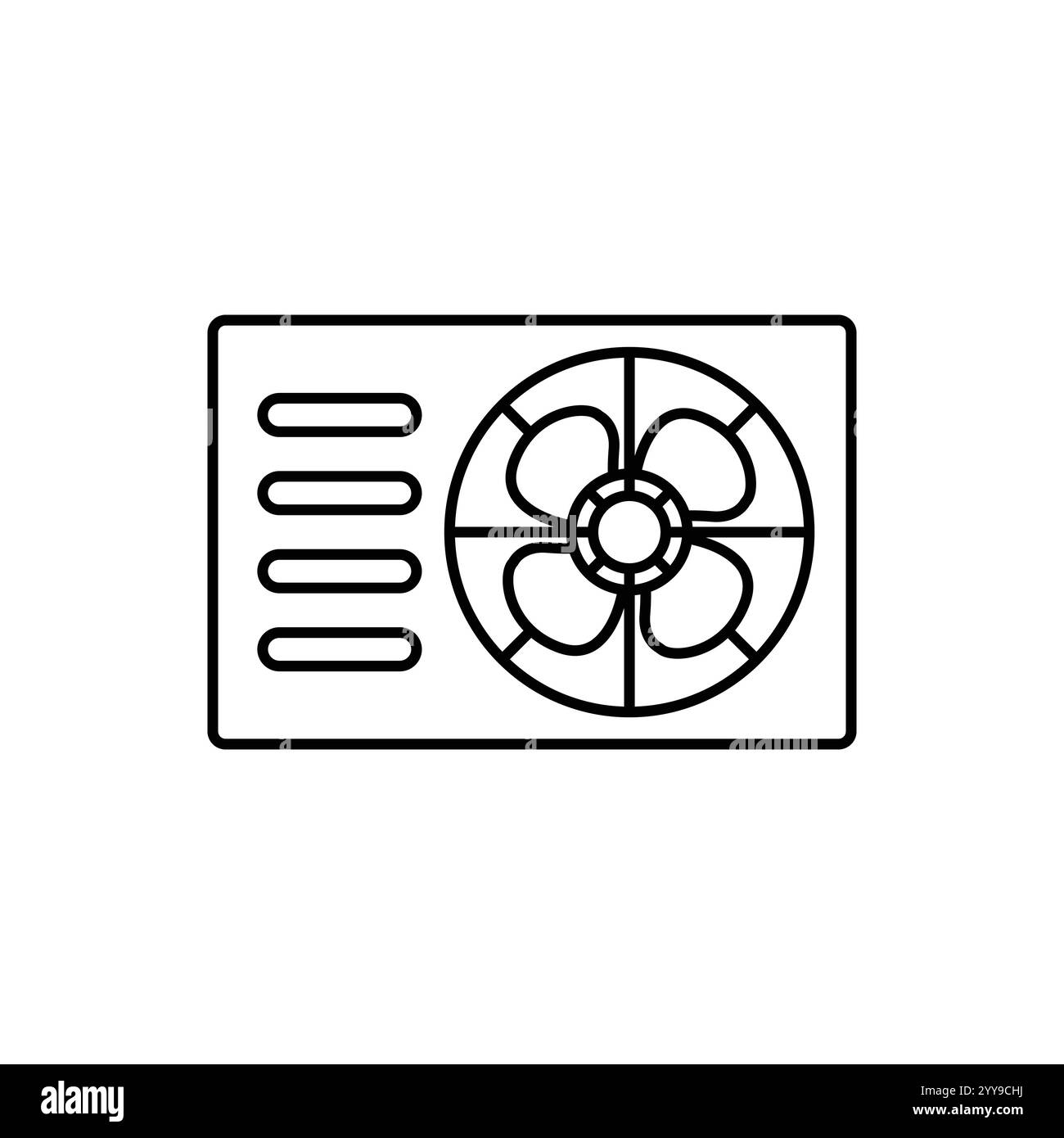 AC outdoor unit icon vector isolated Stock Vector Image & Art - Alamy