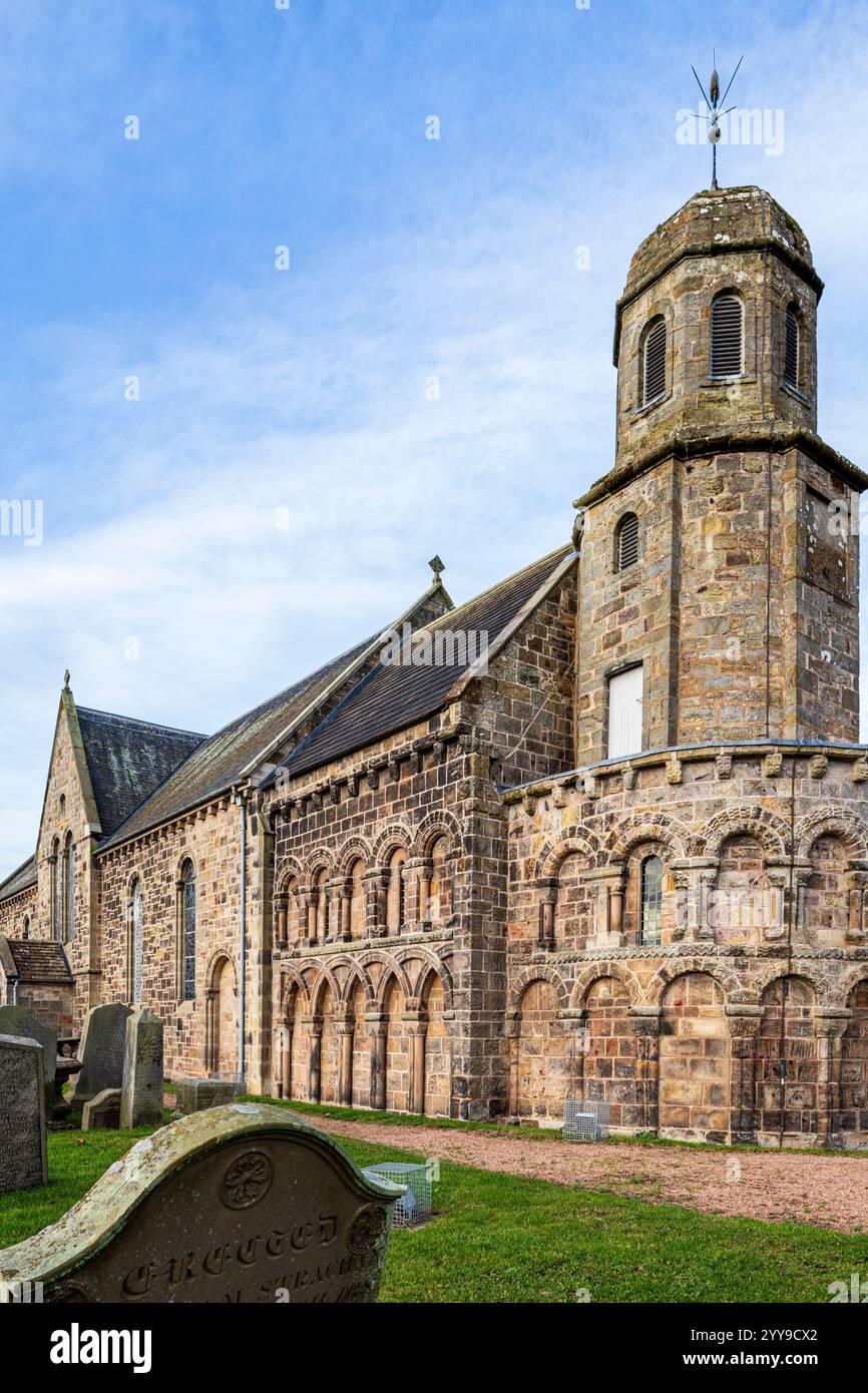 External blind arcading on the 12th century chancel and half apse of St ...