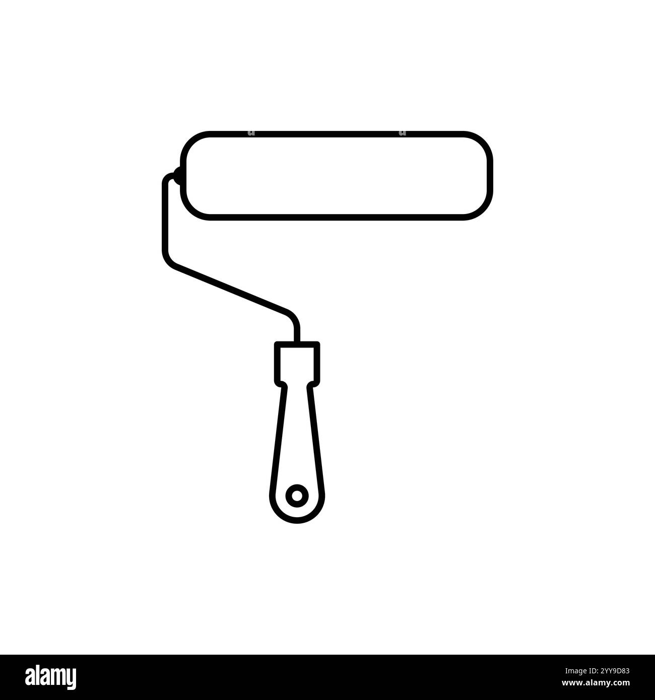 Paint icon vector. paint brush sign and symbol. paint roller icon ...