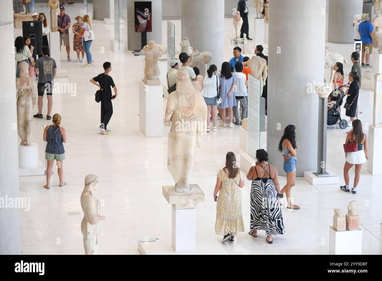 Acropolis Museum: Archaic Acropolis Gallery. Athens, Greece Stock Photo ...
