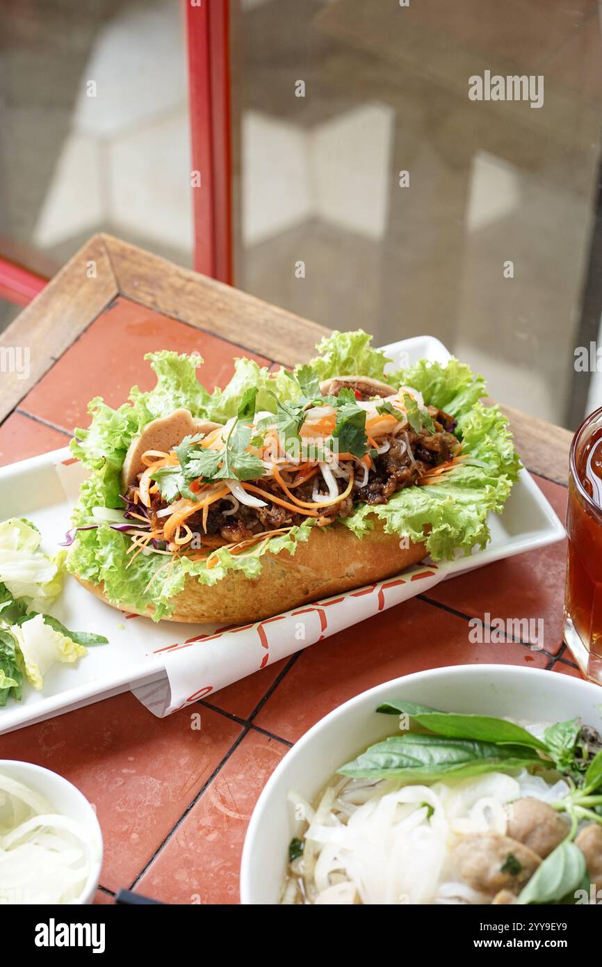 Authentic vietnamese banh mi hi-res stock photography and images - Alamy