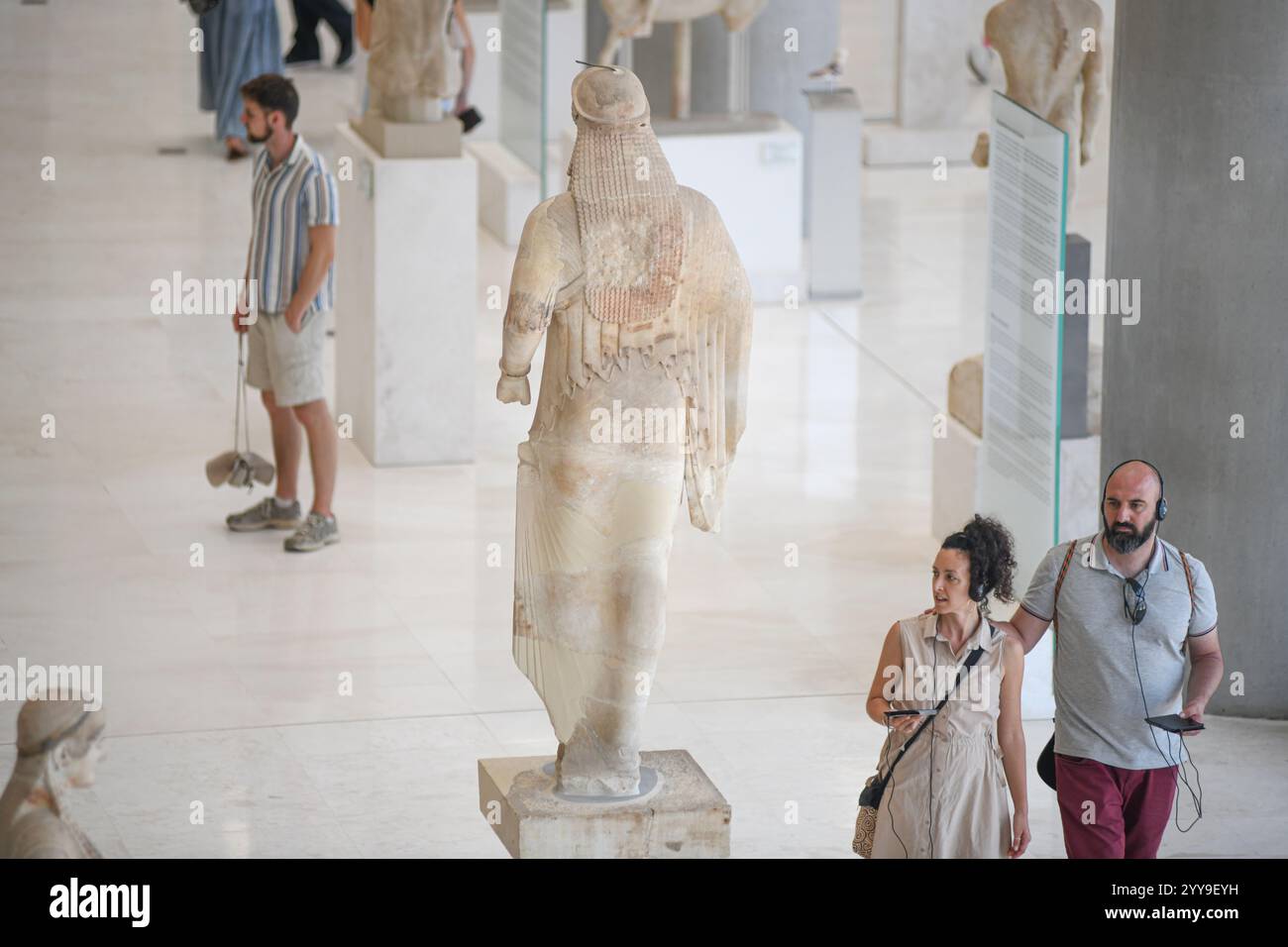 Acropolis Museum: Archaic Acropolis Gallery. Athens, Greece Stock Photo ...