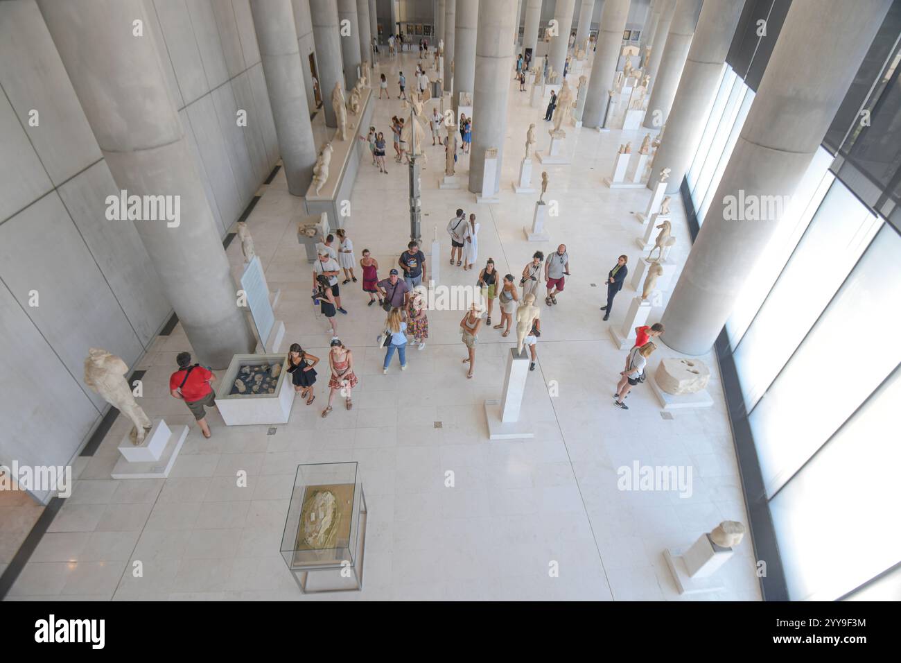 Acropolis Museum: Archaic Acropolis Gallery. Athens, Greece Stock Photo ...