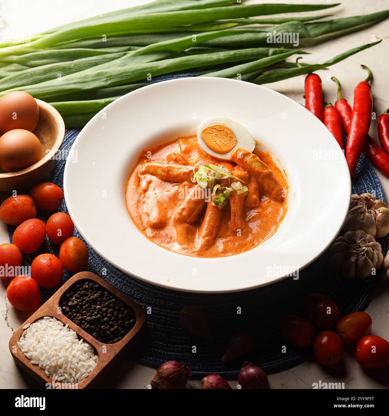 Creamy tteokbokki hi-res stock photography and images - Alamy