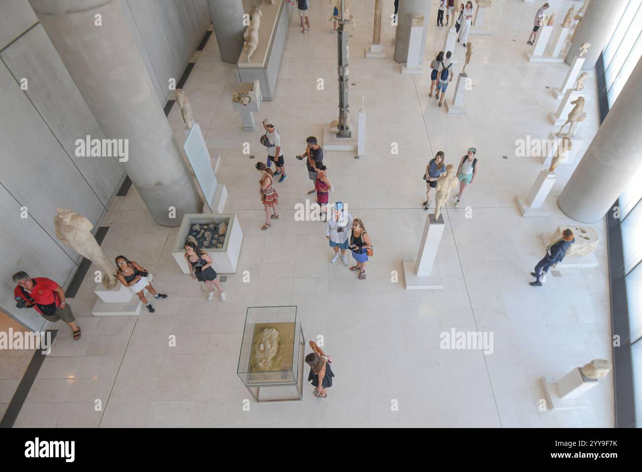 Acropolis Museum: Archaic Acropolis Gallery. Athens, Greece Stock Photo ...
