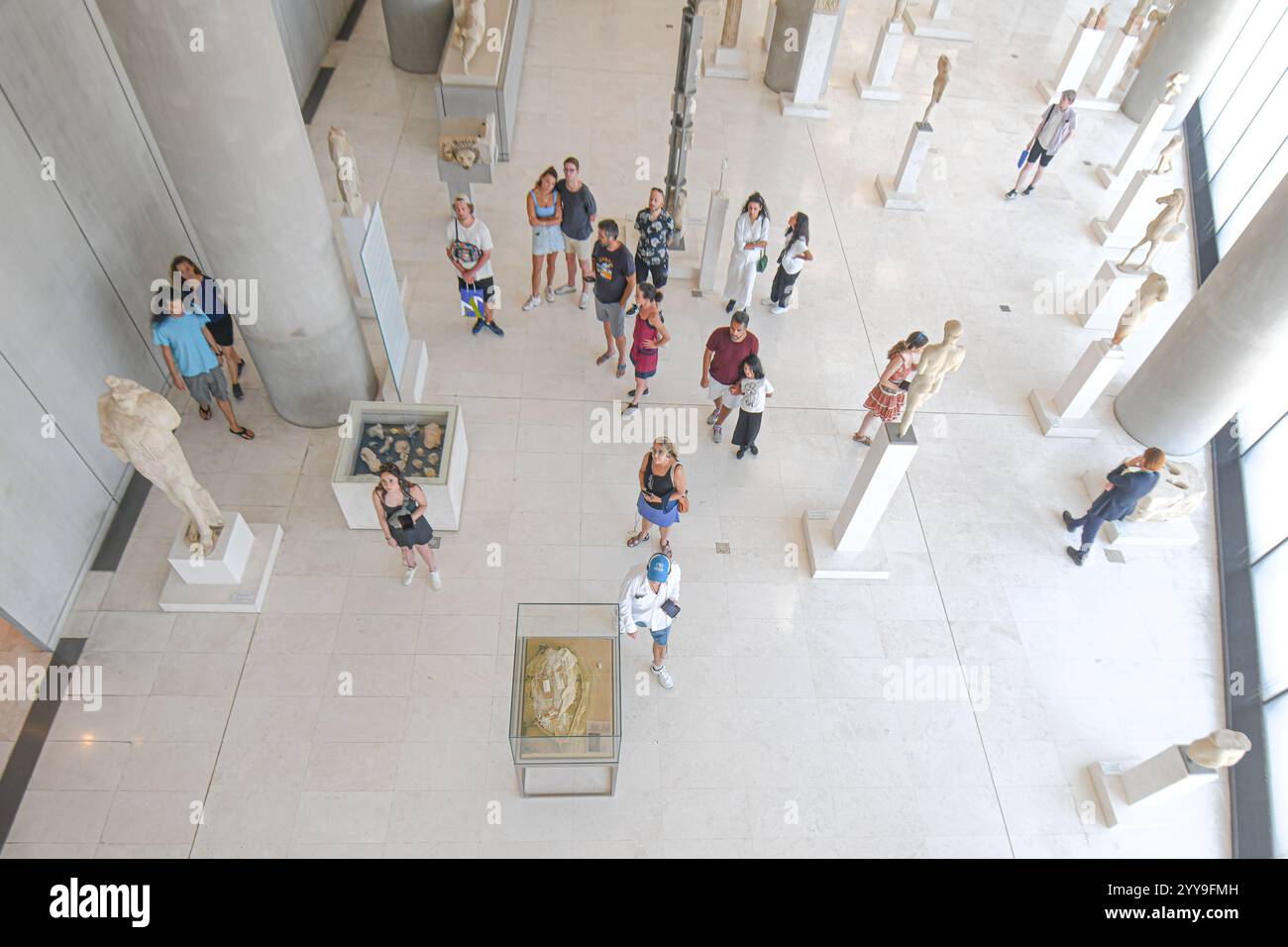 Acropolis Museum: Archaic Acropolis Gallery. Athens, Greece Stock Photo ...