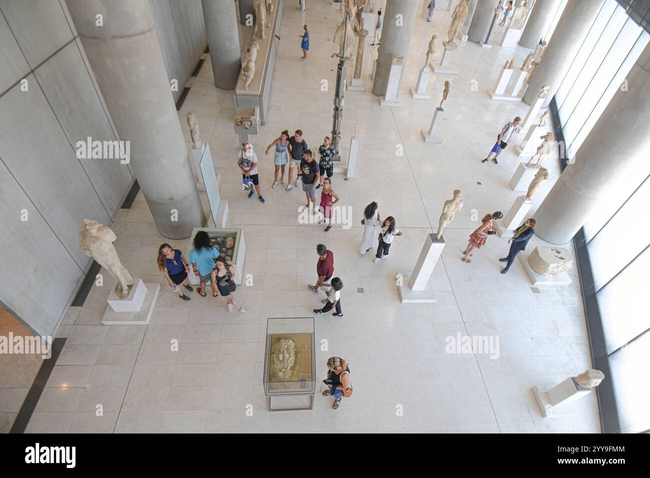 Acropolis Museum: Archaic Acropolis Gallery. Athens, Greece Stock Photo ...