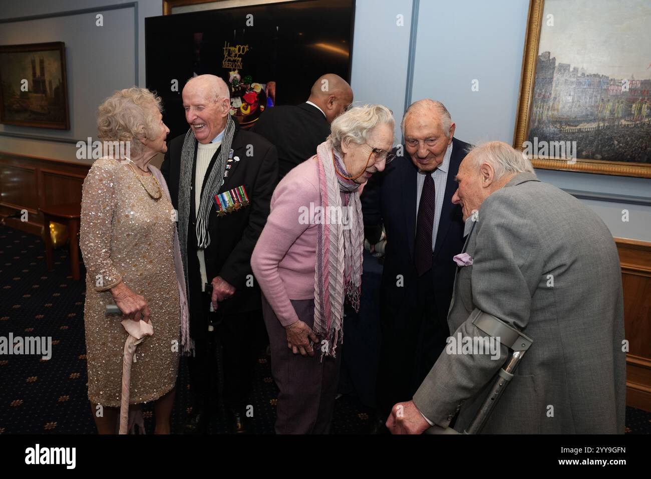 (left to right) Normandy and D-Day veterans Dorothea Barron, Norrie ...