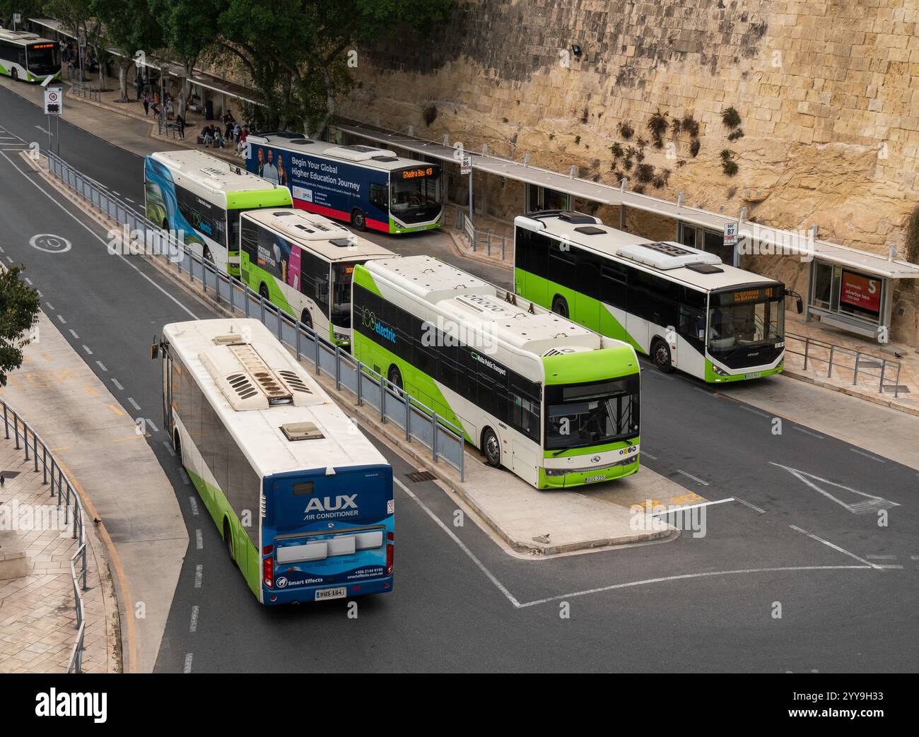Malta Public Transport Stock Photo - Alamy