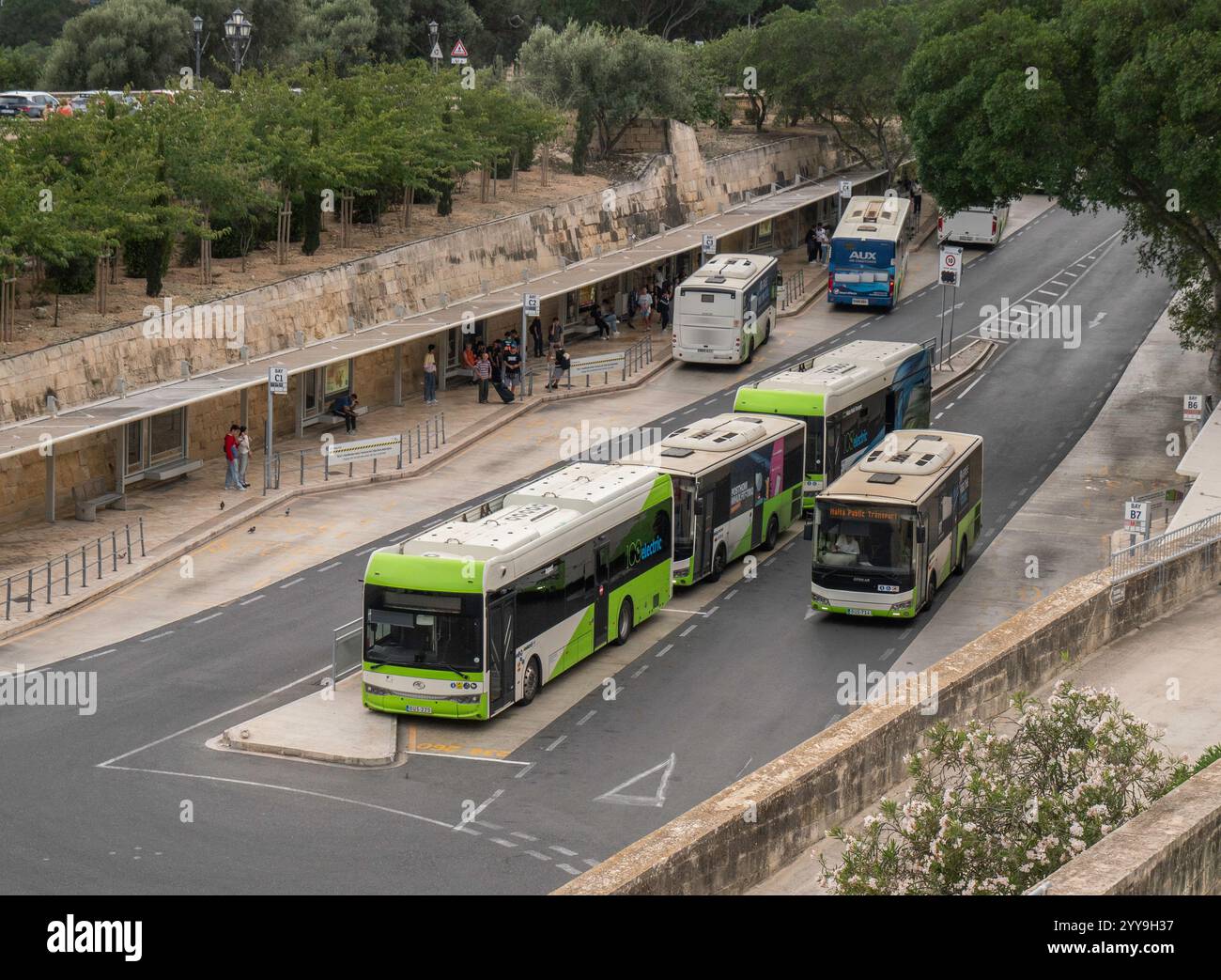 Malta Public Transport Stock Photo - Alamy
