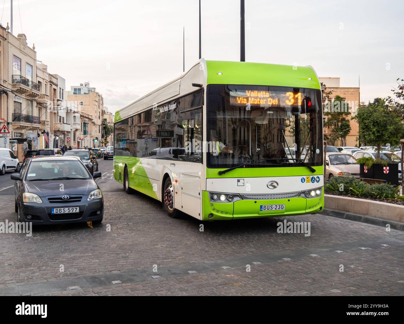 Malta Public Transport Stock Photo - Alamy