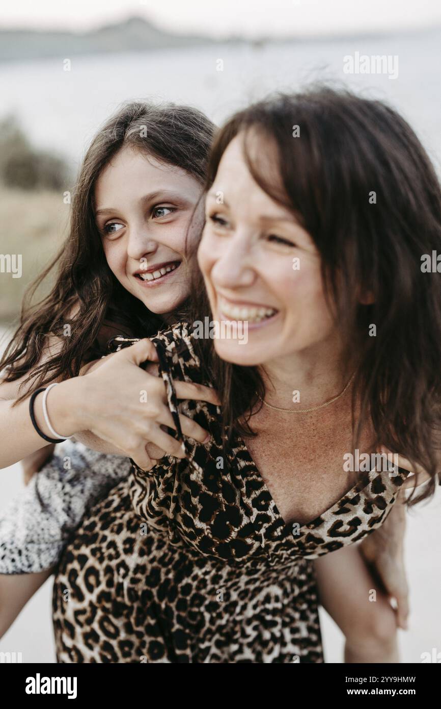 Mum, 40+, with daughter, 10+ Stock Photo - Alamy