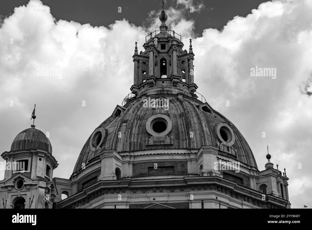 View of Santa Maria di Loreto and Chiesa del Santissimo Nome di Maria ...
