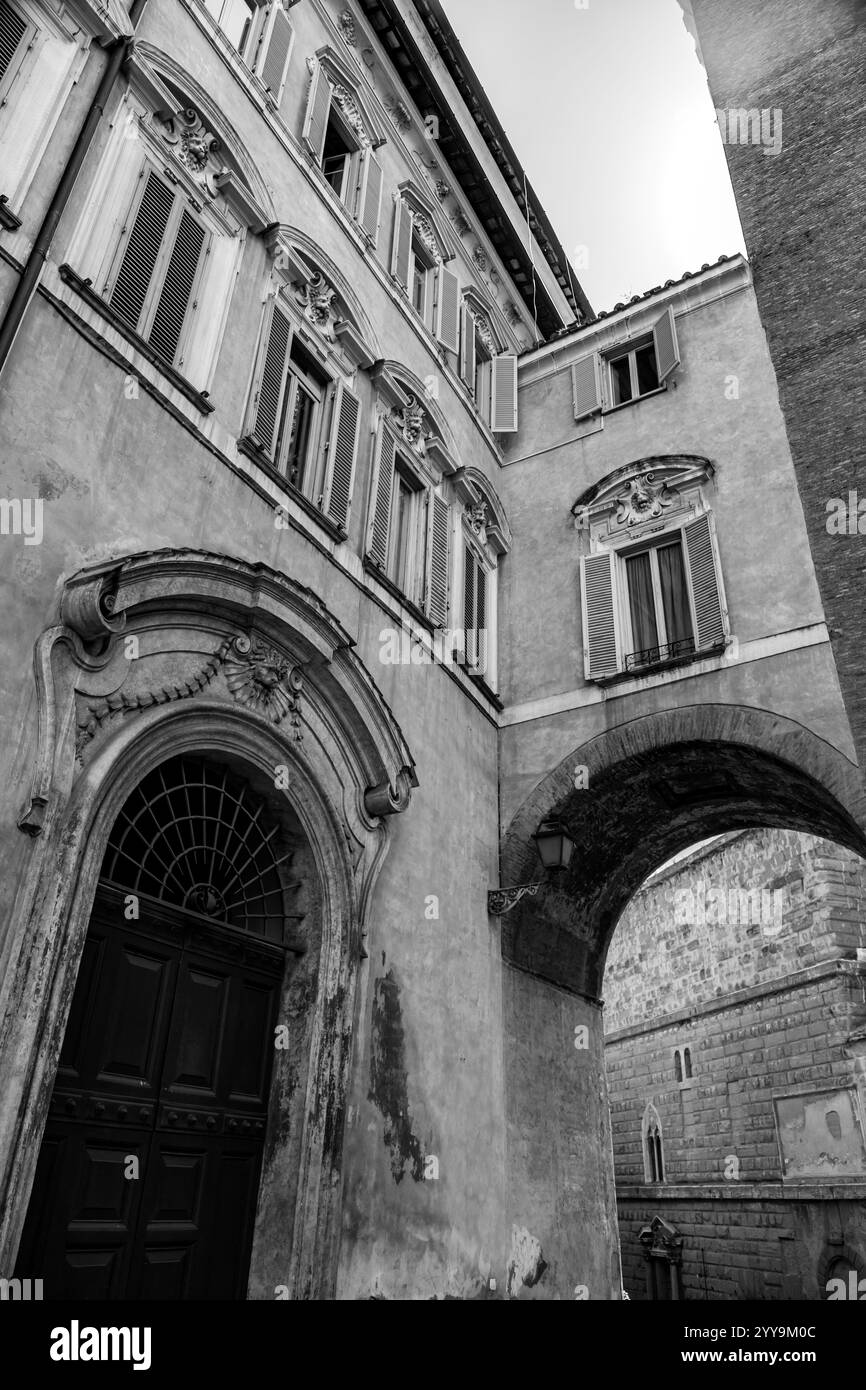 Architectural detail from Rome, the Italian capital. Enchanting old ...