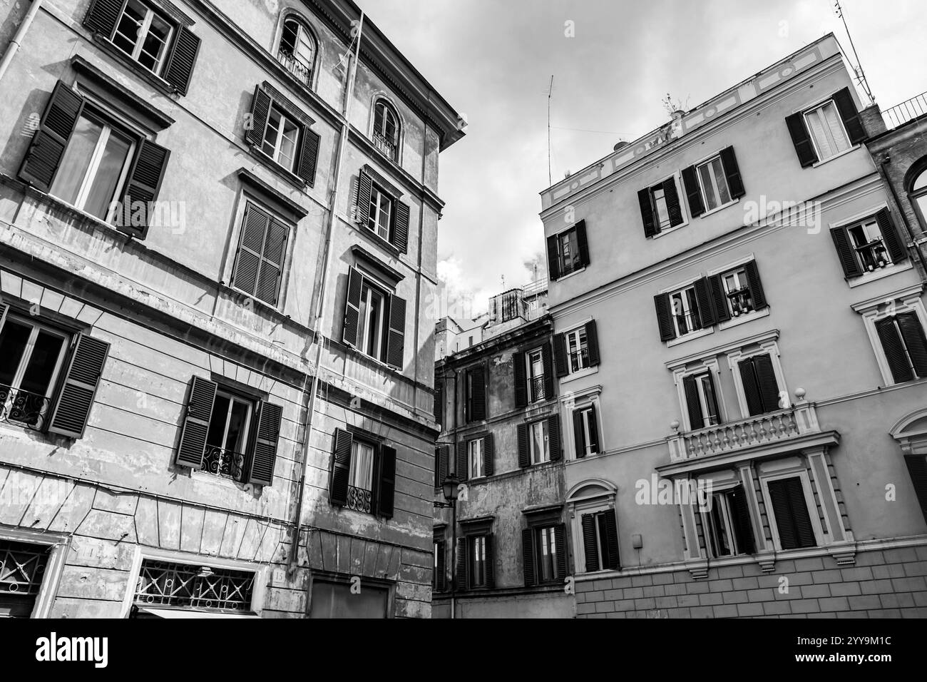 Cityscape and generic architecture from Rome, the Italian capital ...